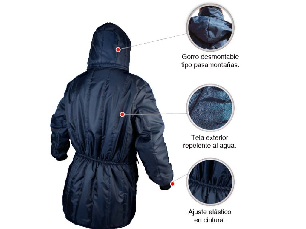 Chamarra cazadora térmica DD-2008 JYRSA – EPP Industrial – San Luis Potosí